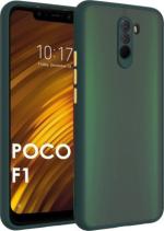 Buy Leyon Green Rubber Back Cover For Poco F1 Online at Best Prices in ...