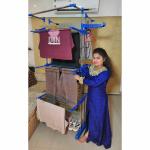 Buy SUNDEX Steel Floor Cloth Dryer Stand JUMBO Made In India Online at ...