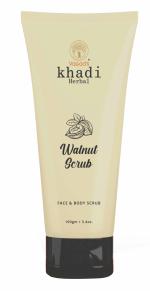 Buy Vagad's Khadi Herbal Gramodaya Walnut Face Scrub | 100gm Online at Best Prices in India ...