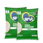 Buy STAR 555 Sona Masoori Rice Bag - 10 Kg ( 2 x 5 Kg ) | Premium Aromatic Rice For Daily ...