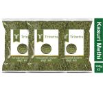Buy Trinetra Kasuri Methi 300 g (100g X 3 Pack) Fenugreek Leaves Online at Best Prices in India ...