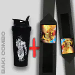 Buy ZYZFIT Gym Shaker and Wrist Wrap Combo Baki Hanma edition Online at ...