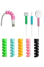 Buy Bakeey Kddom Silicone Spiral Tube Wire Management Organizer Charger ...