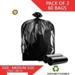 Buy BRUZZLINE garbage beg 2 pcs 19*21 Medium 2 L Garbage Bag (60Bag ...