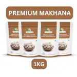 Buy Organic Sapphire Foods 1 Kg Premium Handpicked Lotus Seeds /Fox Nuts Phool Makhana (Pop ...