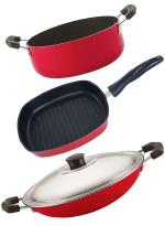 Buy Nirlon Non-stick Aluminium Dishwasher Safe Kitchenware Cooking ...