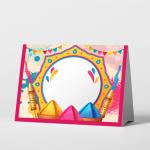 Buy Festiko 12 Pcs Holi Themed Tent Style Food Tags, Food Labels for ...