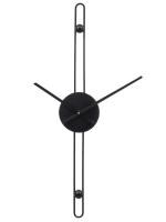 Buy Chronikle Black Iron Vertical Design Wall Clock With Silent ...