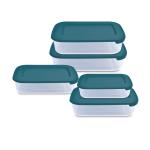 Buy Flair Storewell Rectangle Containers Set of 5 Pcs (300 ML, 500 ML ...