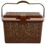 Buy Nayasa Plastic Multi Utility Picnic Basket/Cloth, Toy Storage (44 x ...