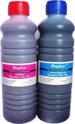 Buy Daytone Fountain Pen Ink 500 Ml. Turquoise Blue & Crimson Twin Pack ...