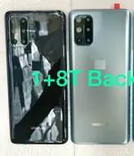 Buy NAFS Black Back Panel With Camera Glass Black With Logo For One ...