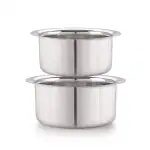 Buy SHINI LIFESTYLE Stainless Steel Bhagona, Patila, Tope, Pateli, Tope ...