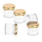 Buy Pure Source India Clear Glass Jars & Containers 20 Gm Very Small ...