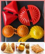 Buy 2Mech Plastic Gujiya Samosa Kachori Making Mould Set with Ladoo ...