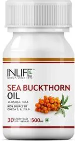Buy Inlife Sea buckthorn Seed Oil Supplement 500 mg Vegetarian Capsules (30) Online at Best ...