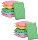 Buy See inside Foam Pad Sponge & Plastic Scrub Pads Scrub Sponge (Large ...