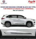 Buy FALCON CAR DOOR SIDE BEADING IN CHROME & BLACK FOR INNOVA HYCROSS ...