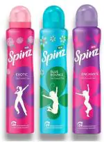 Buy Spinz Exotic , Blue Bounce & Enchante Perfumed Deo Spray 150ML Each ...