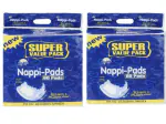 Buy Xtracare Nappy Pad's Super Value Pack (60 Pieces) with Elastic ...