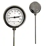 Buy "Ji" Japsin Instrumentation Bi-metal Dial Thermometer Temperature ...