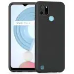 Buy MULTRONICS Realme C21Y | C25Y Black Rubber Back Cover Online at ...