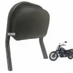 Buy BIGBIRD Bike Backrest Rear Passenger Back Rest Black Cushion Black ...