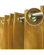 Buy TRINQET Outdoor HDPE Decorative Curtain with Eyelet - Beige Color ...