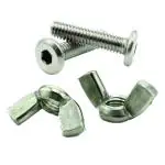 Buy RELY (Combo Set -10 Pcs) M8x50 mm Allen JCB Screw with M8 Wing Nut ...