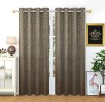 Buy Golden Legacy 213.36 cm (7 ft) Velvet Room Darkening Door Curtain ...
