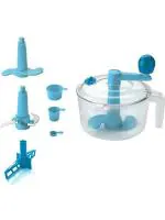Buy Gajdant Mart Plastic 3 In 1 Chop And Churn Manual Automatic Atta ...