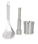 Buy BLUE WONDER Stainless Steel Big Potato Masher With Aluminium ...