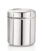 Buy Neelam Silver Stainless Steel Dabba, 10500 Ml Online at Best Prices ...