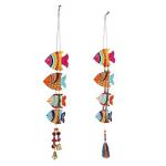 Buy Priscilla Handicraft Hand Painted Home Décor Fish Wooden Door And ...