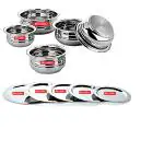 Buy Redific Stainless Steel Handi (Urli), Cookware Set of 5 Pieces with ...