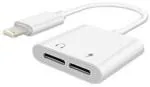 Buy Zrose White 2In1 Splitter Phone Charger And Earphone Converter ...