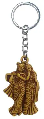 Buy Fine Blessings Radha Krishna Plastic Keychain Online at Best Prices ...