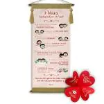 Buy Indigifts Pink Printed 7 Vows Scroll , Valentine Gift Online at ...