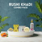 Buy Rushi khadi Rose Face Pack Powder 100 gm with Rose Water 210 ml and ...