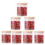 Buy Jay Gatrad Seller 220ml Glass Jar with Wooden Lid Containers for ...