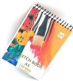 Buy KRASHTIC A5 Sketch Book For Drawing ,Sketching (50 Sheets) Set of 1 Smooth 150 GSM Paper ...