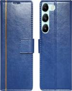 Buy MyFlips Flip Cover for Vivo Y200e 5G (Blue, Magnetic Case, Pack of ...