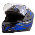 Buy TIARA TRH-007 Motorcycle Full Face Helmet for Men & Women, Graphic ...