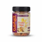 Buy Grabz Crunchy Potato Chips Jar(Sun Dried, Air-Fried, Sprinkled with Olive Oil(