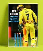 Buy RAINFIRE CREATION MS Dhoni Poster for Home Office and Student Room ...