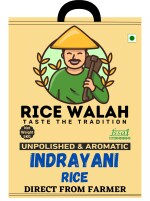 Buy RICEWALAH Indrayani Rice | 5kg | Aromatic Rice | Unpolished Rice ...