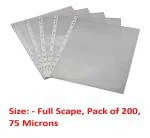 Buy SVS Sheet Protector | Clear Leafs | Best for Full Scape/ Legal Size ...