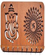 Buy SHINE Wooden Swastika Chakra Key Holder for Home Decor Item (7 ...