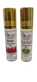 Buy KAH ATTAR Rose and Raat Rani Attar 6 ml Each Online at Best Prices ...
