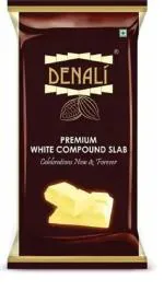 Buy Denali Foods Premium White Compound Slab, Delicious Chocolate Bars ...